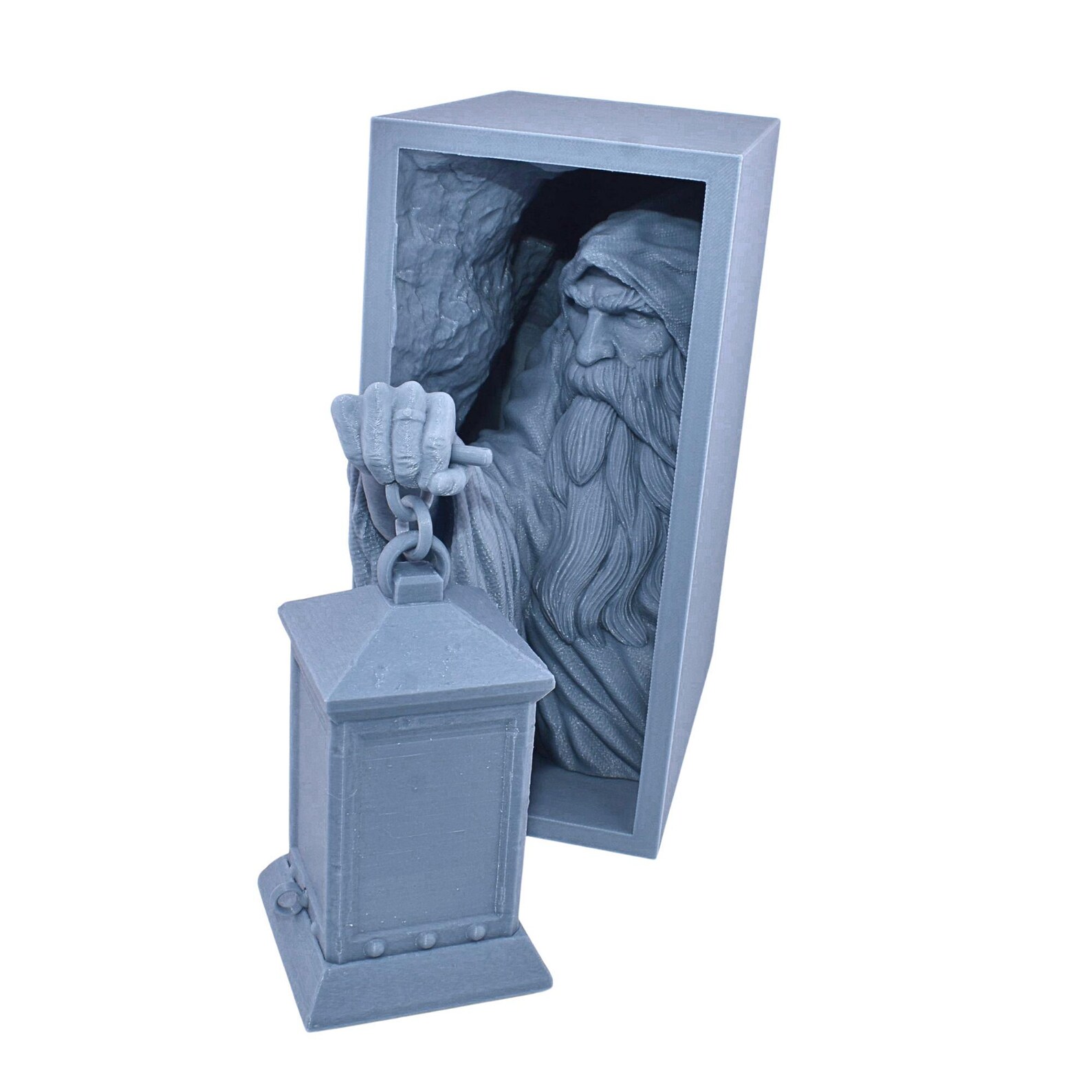 Fantasy Book Nook RPG Wizard Bookshelf Decoration for Dnd Gifts or ...