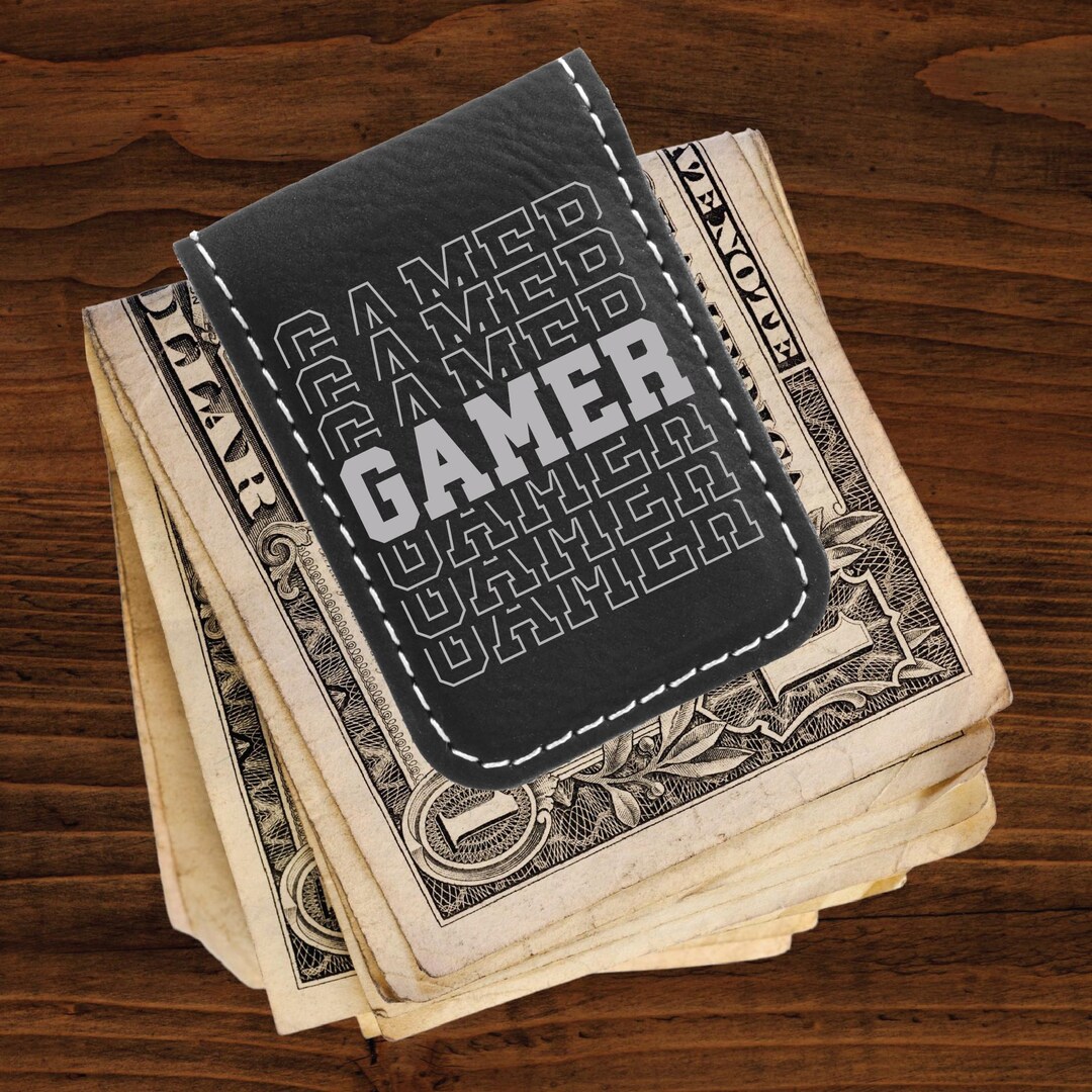 Personalized Gamer Money Clip for Video Game Gifts or Stocking Stuffers ...