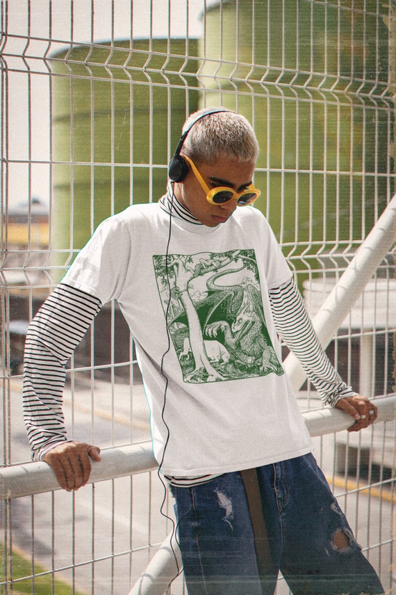 Medieval Fantasy Dragon T-shirt Folklore Mythology Fairytale - Etsy