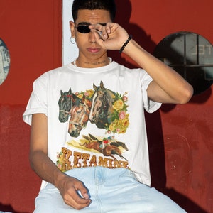 Ketamine T-shirt • Funny Rave Party Shirt • Victorian Horses Special K ...