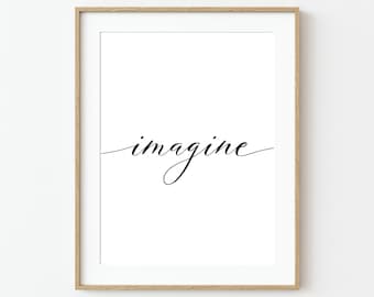 Imagine Word Art - Etsy