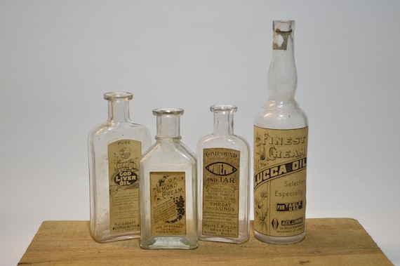 Reproduction Label Antique Quack Medicine Apothecary Bottles. - Etsy