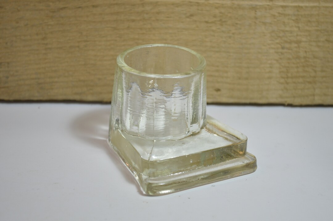 Antique Glass Inkwell - Etsy