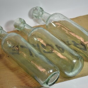 Antique 1890s Round Bottom Bottle Mineral Water / Soda Bottles Lot of 3 ...