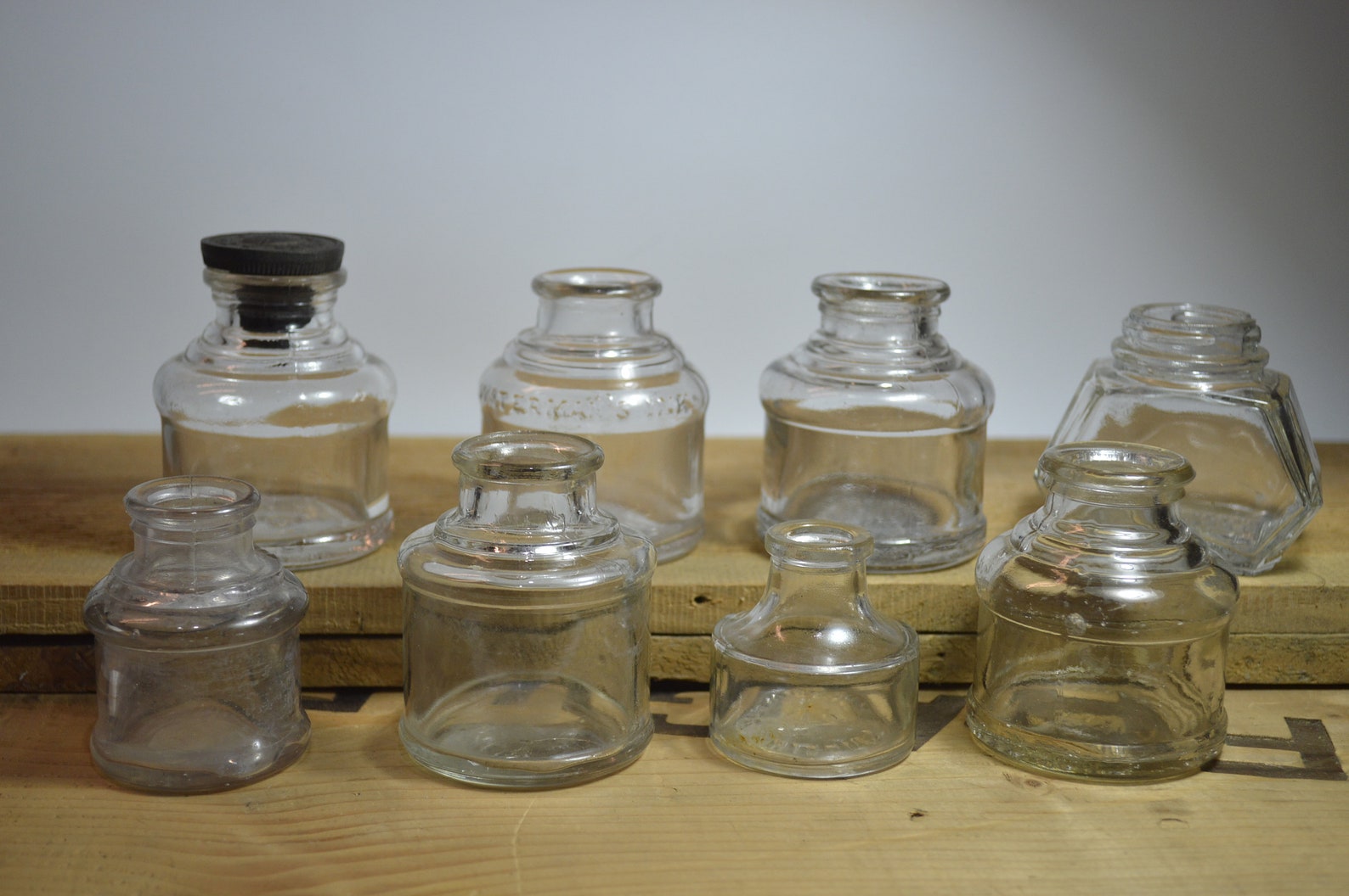 Antique Inkwells Lot of 8. Vintage Ink Bottles Lot - Etsy