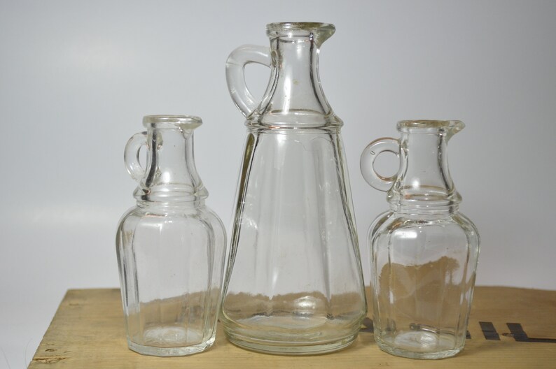 Antique Syrup Pitcher Bottles, Vintage Antique Bottle Lot of 5 ...