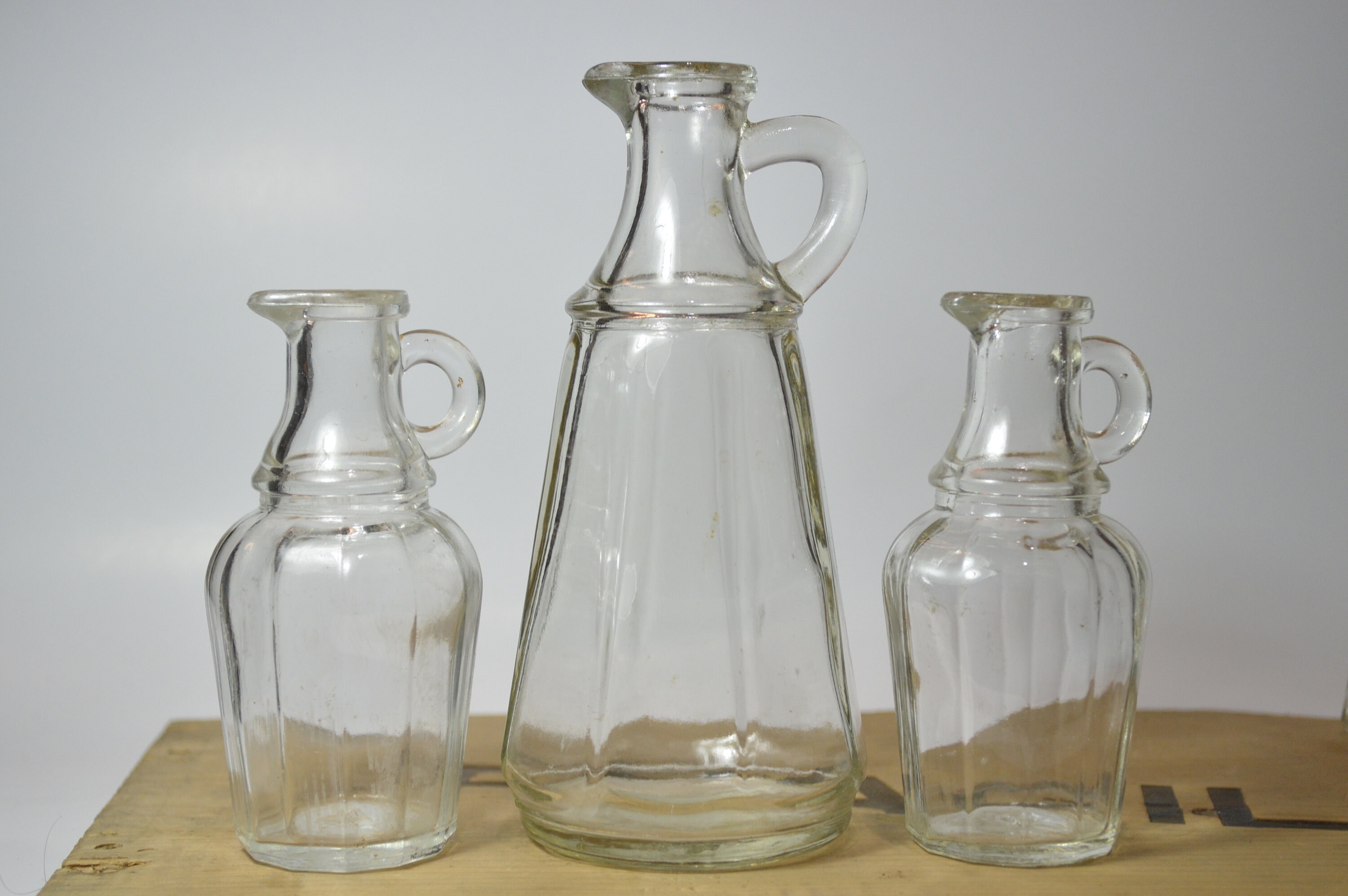Antique Syrup Pitcher Bottles, Vintage Antique Bottle Lot of 5 ...