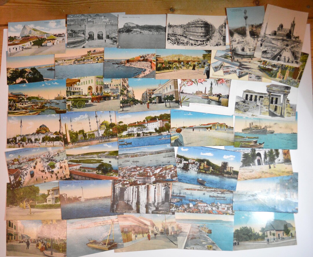 Assorted Antique Picture Postcards Lot Early 1900s Egypt ...