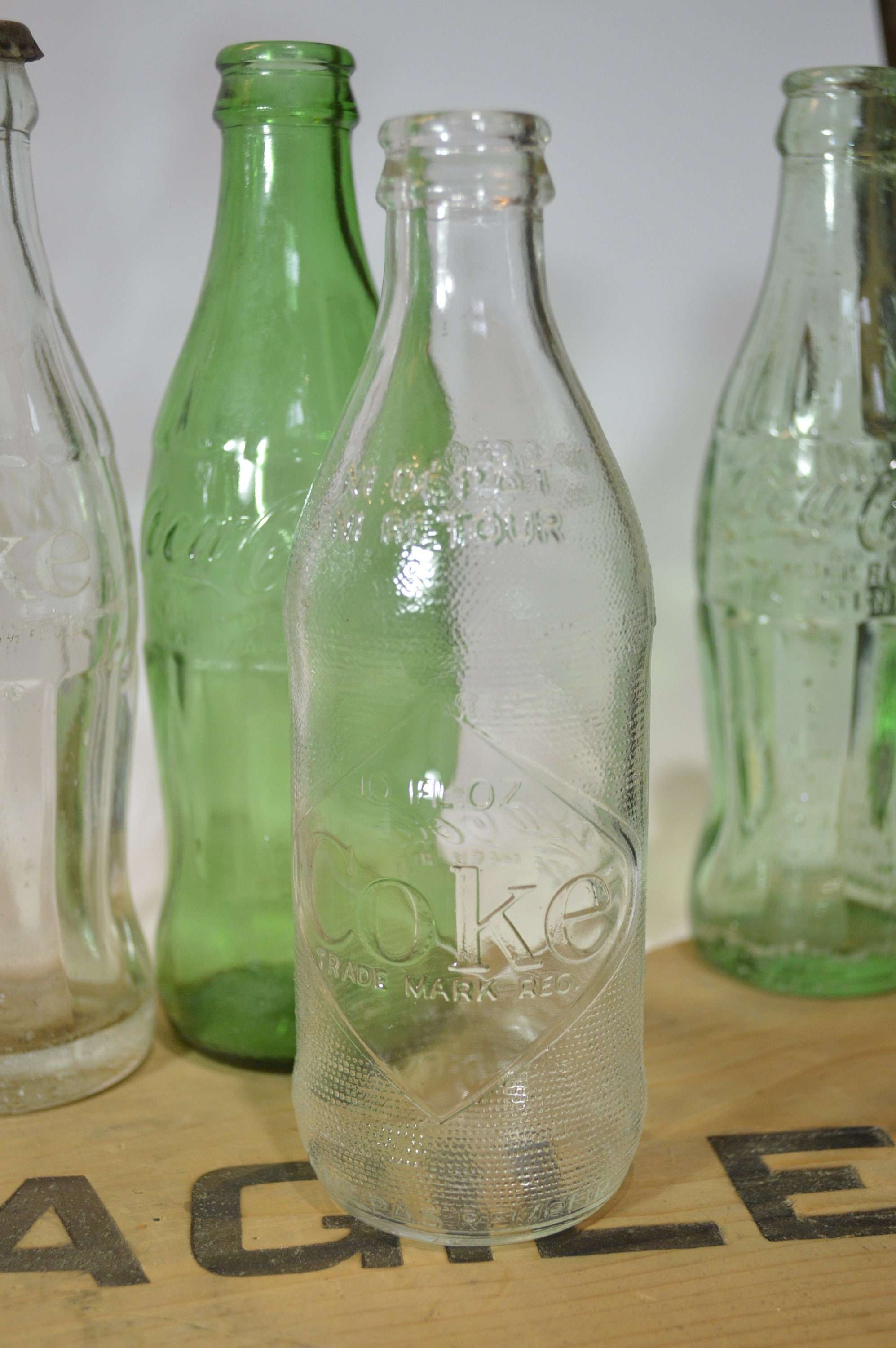 Coca-cola Bottle Lot Canadian 16oz, 10ozm 6oz ACL, Green & Stubby ...