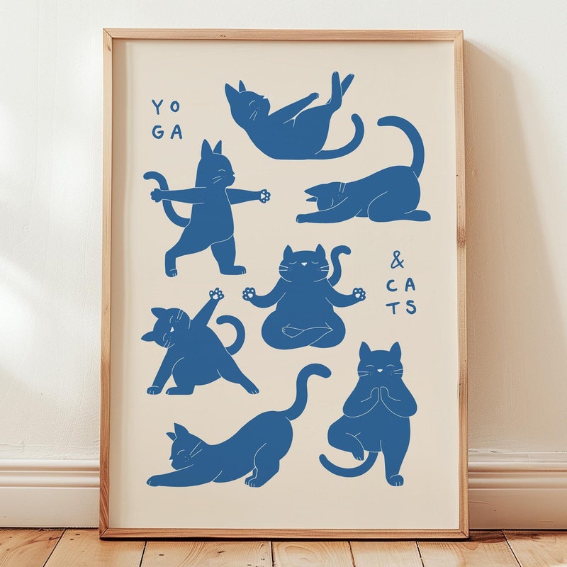 A3 Prints Cats - Etsy UK