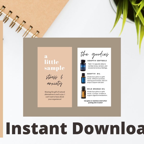 Doterra Sample Card - Etsy