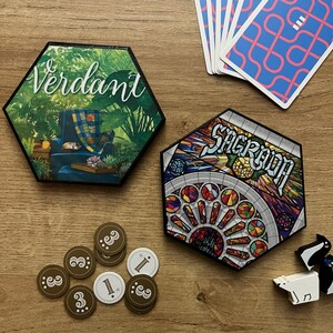 Board Games Drink Coasters games S-Z, Wood Coasters Geek Coasters Hex ...