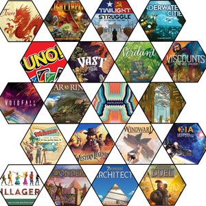 Board Games Drink Coasters games S-Z, Wood Coasters Geek Coasters Hex ...