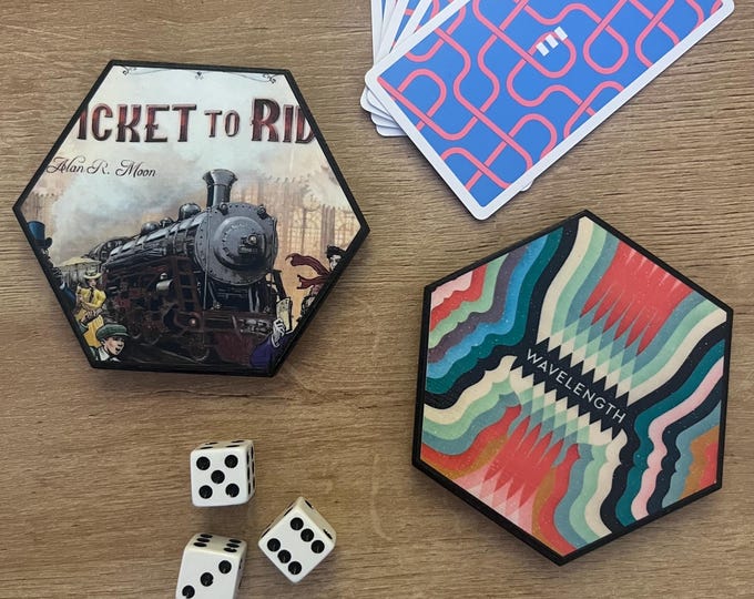 Board Games Drink Coasters (games S-Z, #) - Wood Coasters - Geek ...