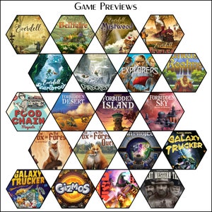 Board Games Drink Coasters games D-K Wood Coasters Geek Coasters Hex ...