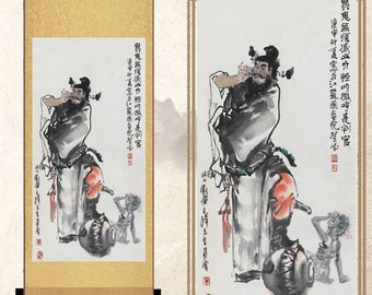 Silk Traditional Chinese Painting Chinese Scroll Painting House Central ...