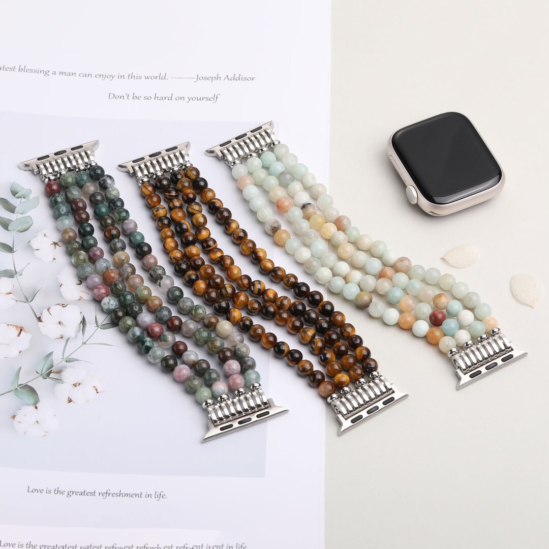 Boho Designer Watch Band for Apple Women's Loop Strap 38mm 40mm 41mm ...