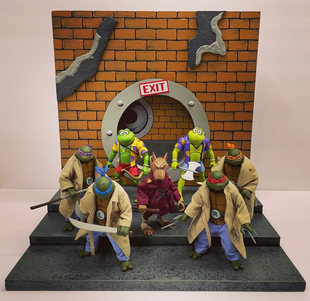 TMNT Sewer Detolf Diorama - Etsy Canada