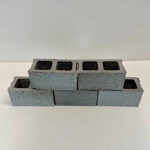 1:12 Scale Cinder Blocks Set of 5 - Etsy