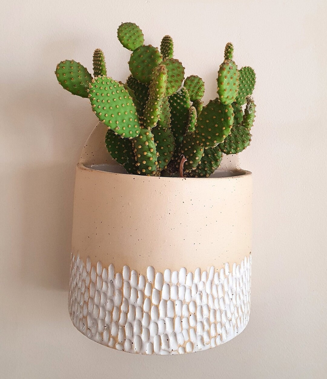 Stoneware Big Wall Planter / Back to the Basic Collection / Wall Vase ...