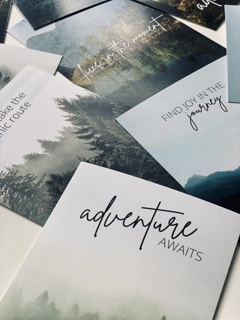 Adventure Postcard Set 12 Pack Travel Postcards - Etsy