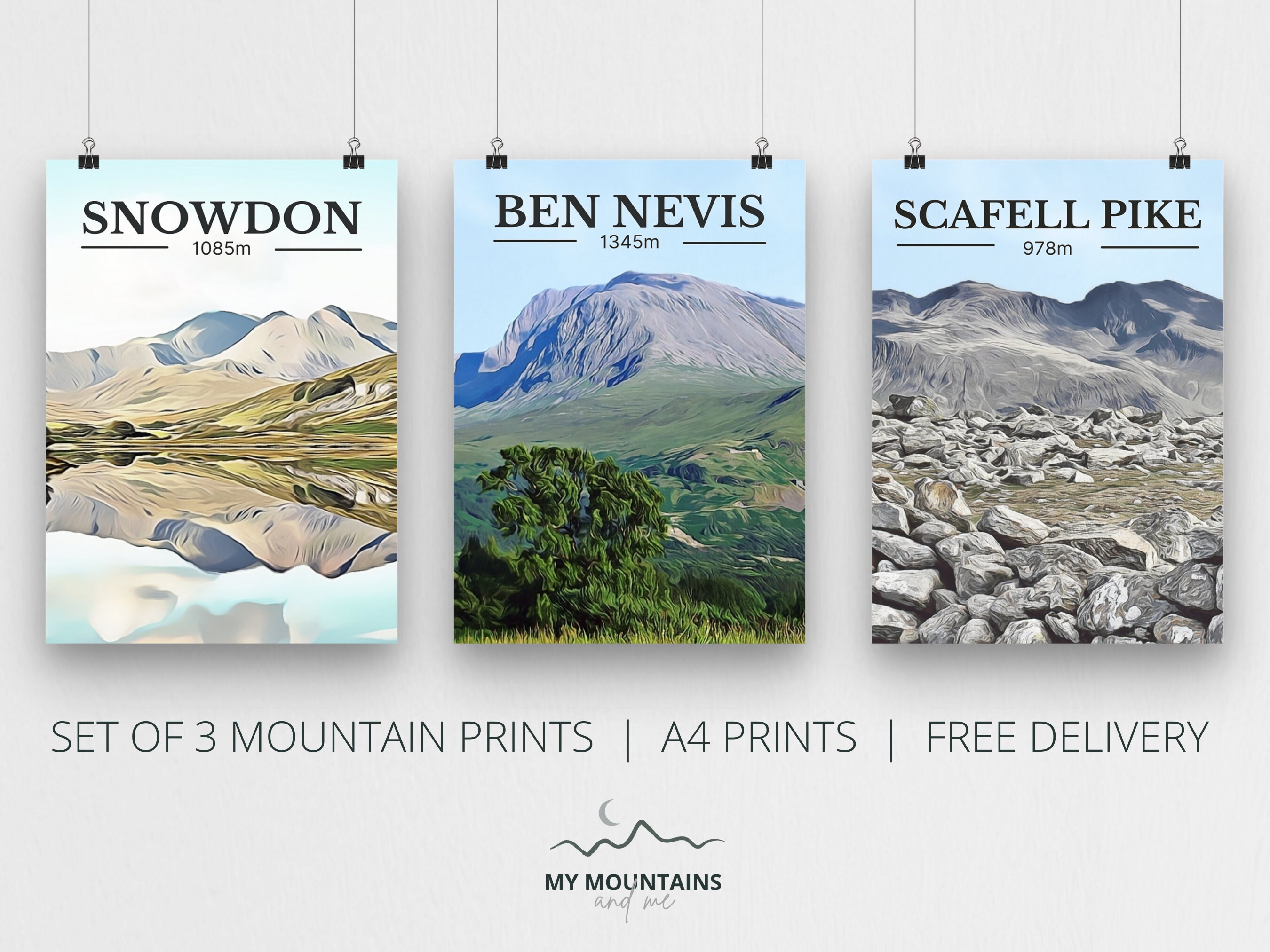 Ben Nevis Print Mountain Print Mountain Wall Art - Etsy UK