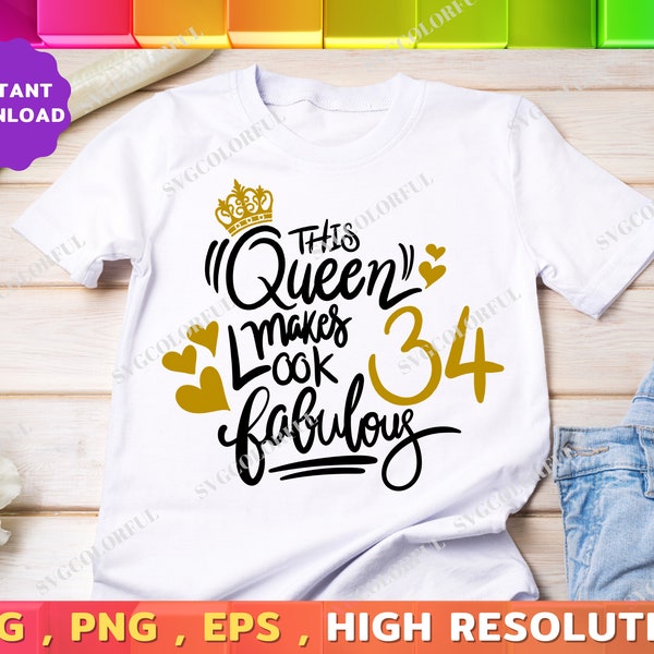 34th Birthday - Etsy