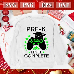Pre-k Grade Graduation Gift Svg Pre-k Grade Level Complete - Etsy