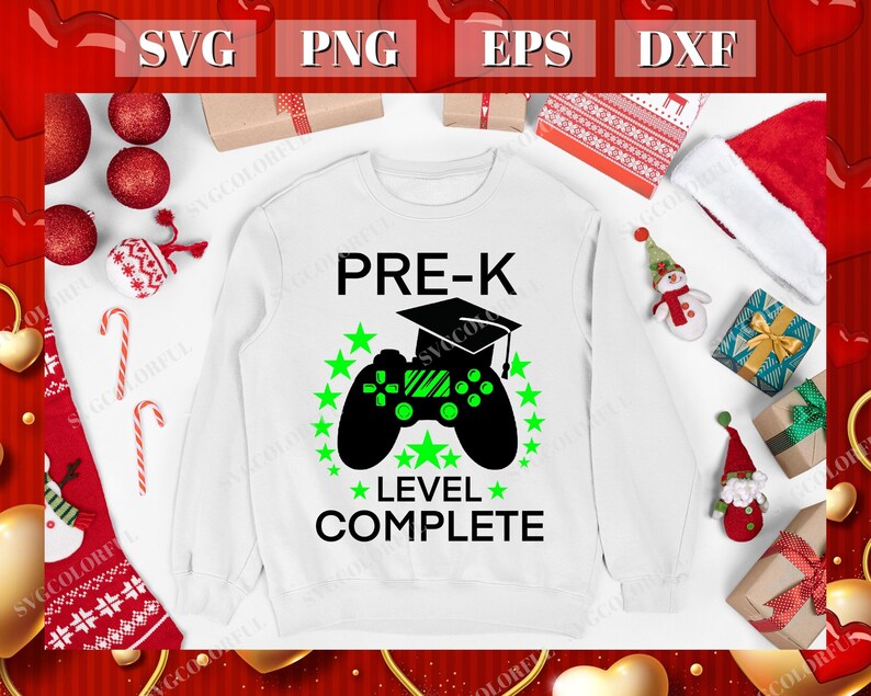 Pre-k Grade Graduation Gift Svg Pre-k Grade Level Complete - Etsy