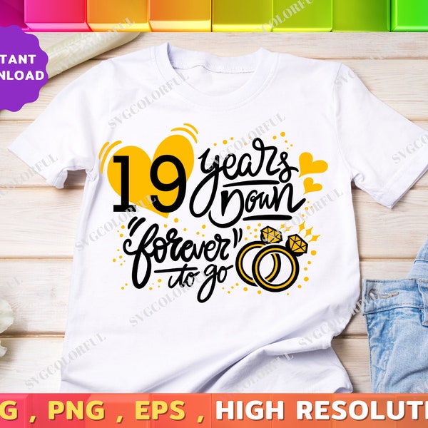 Nineteenth Year Svg - Etsy