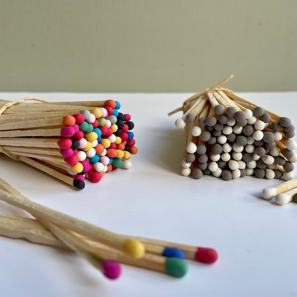 Coloured Matches - Etsy UK