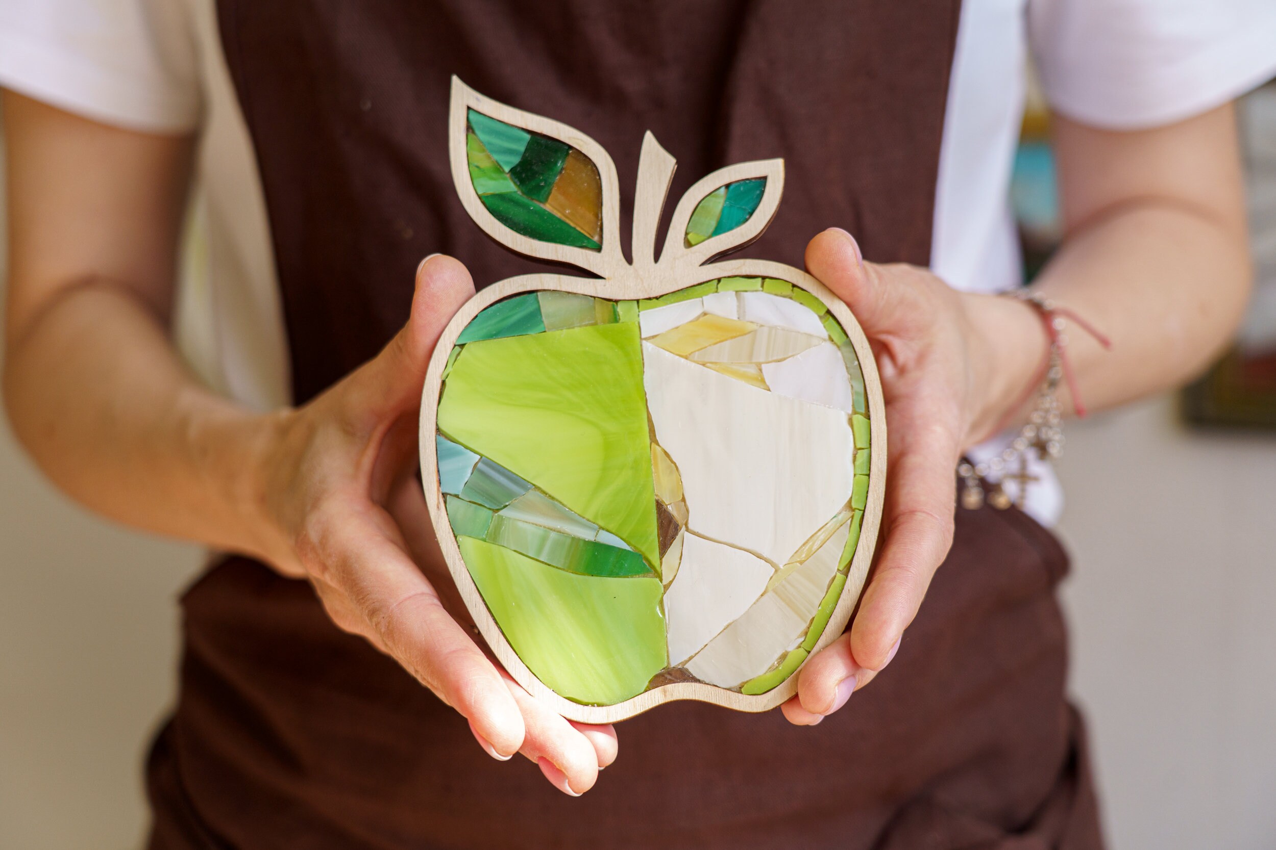 DIY mosaic kit Apple | Etsy