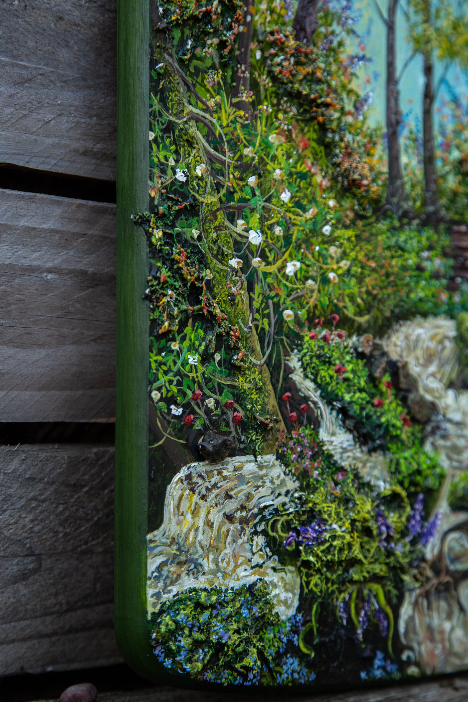 Original Acrylic Painting "wonder Forest" | Landscape Painting | Forest ...