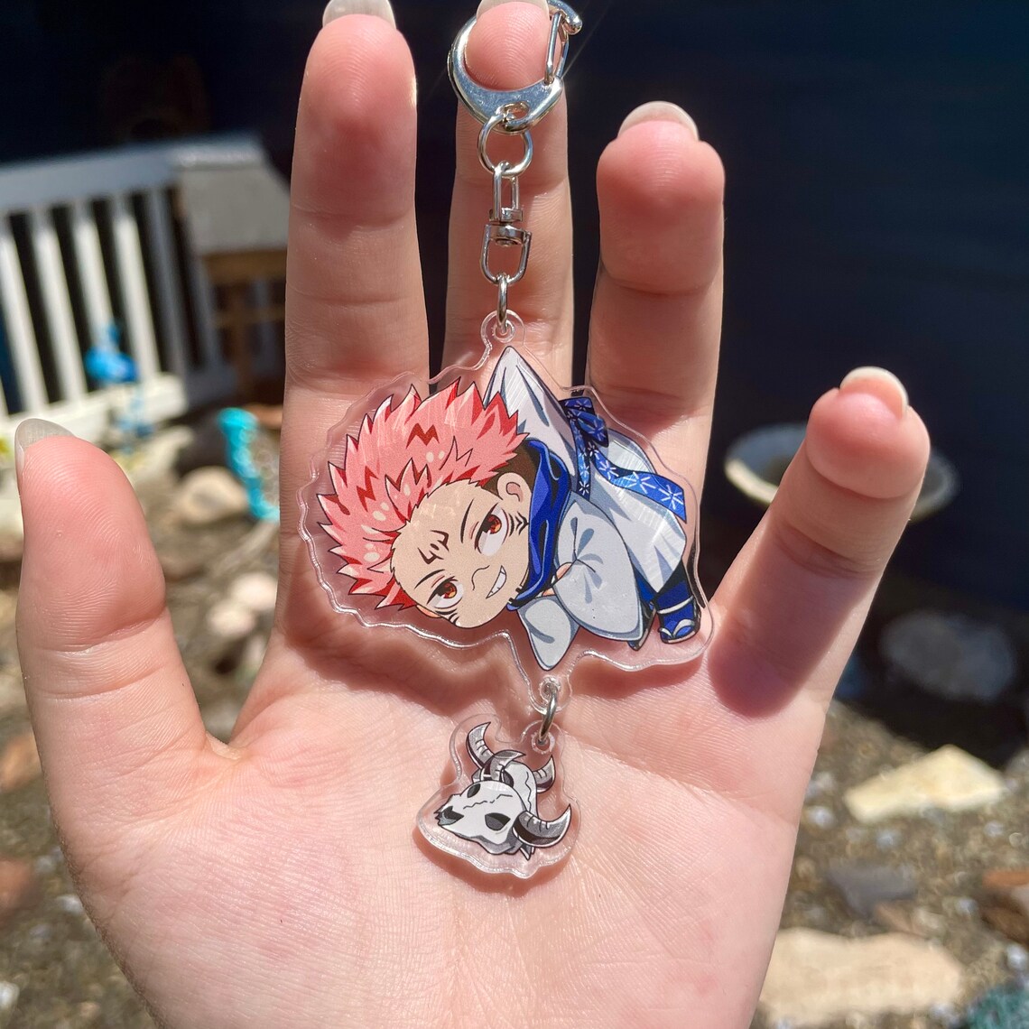 Chibi jujutsu kaisen acrylic keychain | Etsy