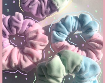Two Tone Scrunchies - Etsy