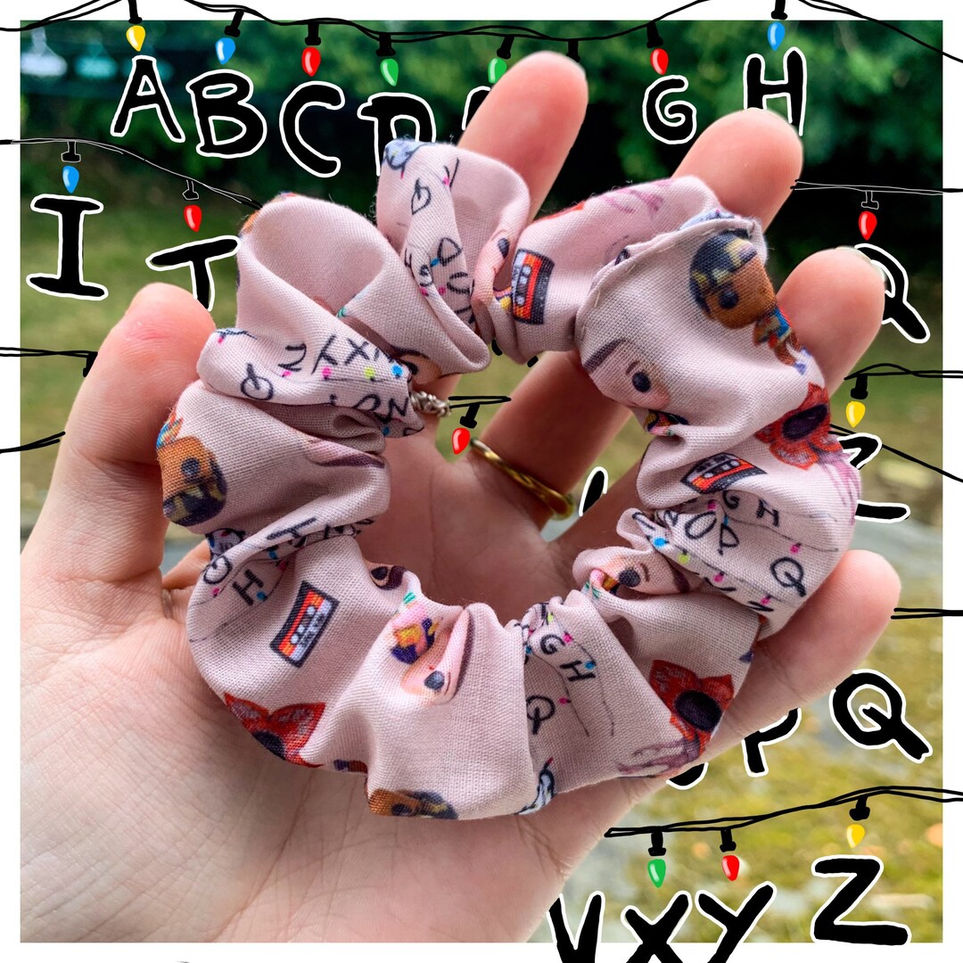 Stranger Things Themed Scrunchie - Etsy