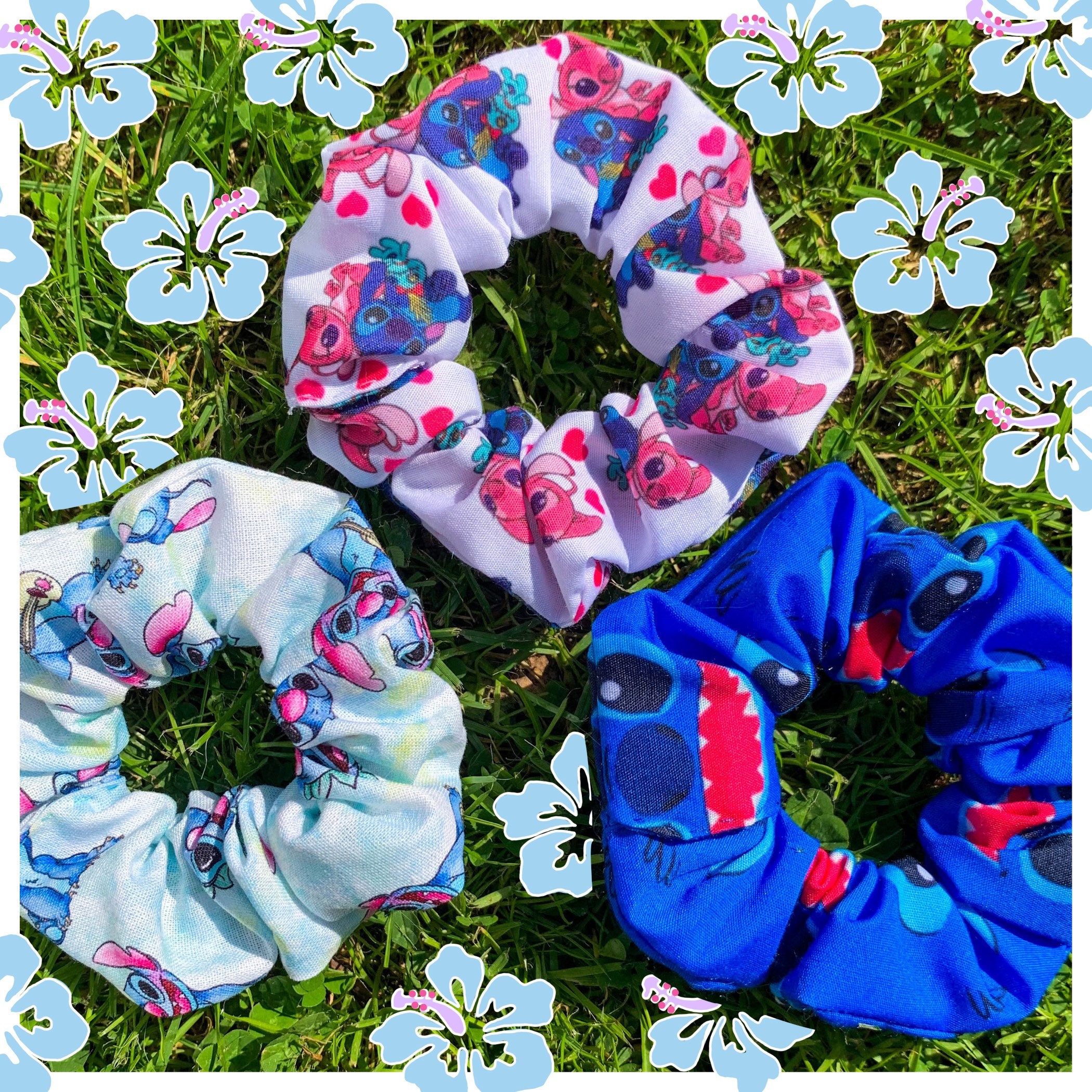 Stitch Inspired Hair Accessory/scrunchies - Etsy UK