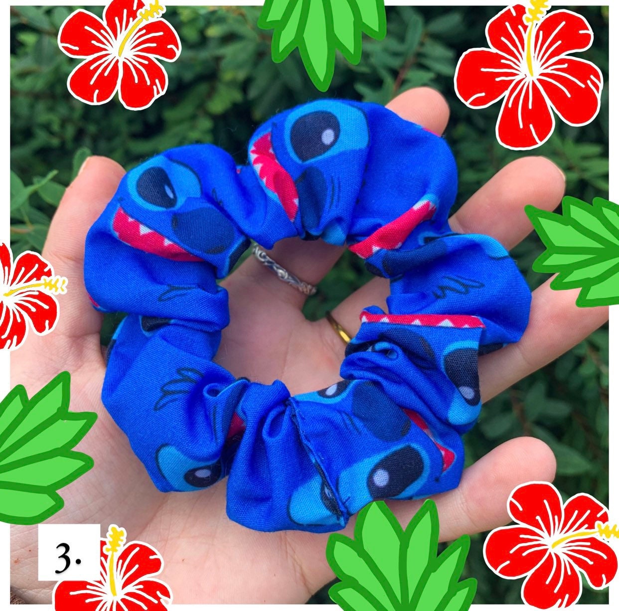 Stitch Inspired Hair Accessory/scrunchies - Etsy UK