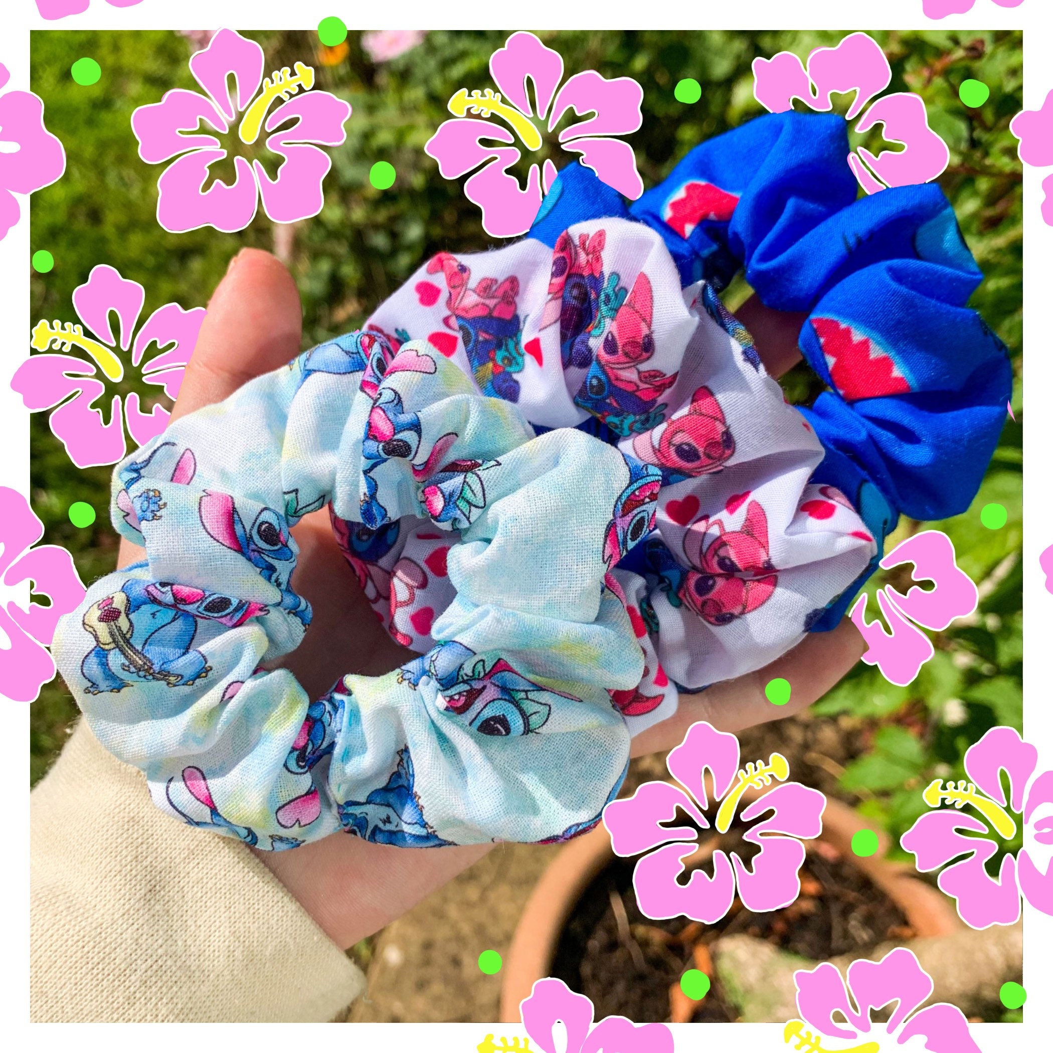 Stitch Inspired Hair Accessory/scrunchies - Etsy UK
