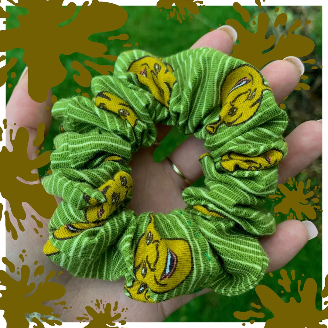 Shrek Inspired Scrunchie/hair Tie - Etsy