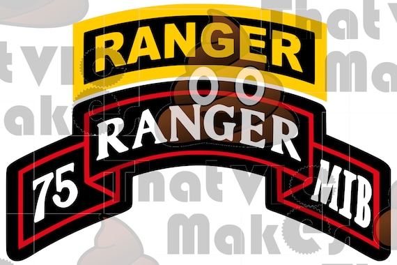 RMIB Ranger Military Intelligence Battalion Tab and Scroll SVG - Etsy