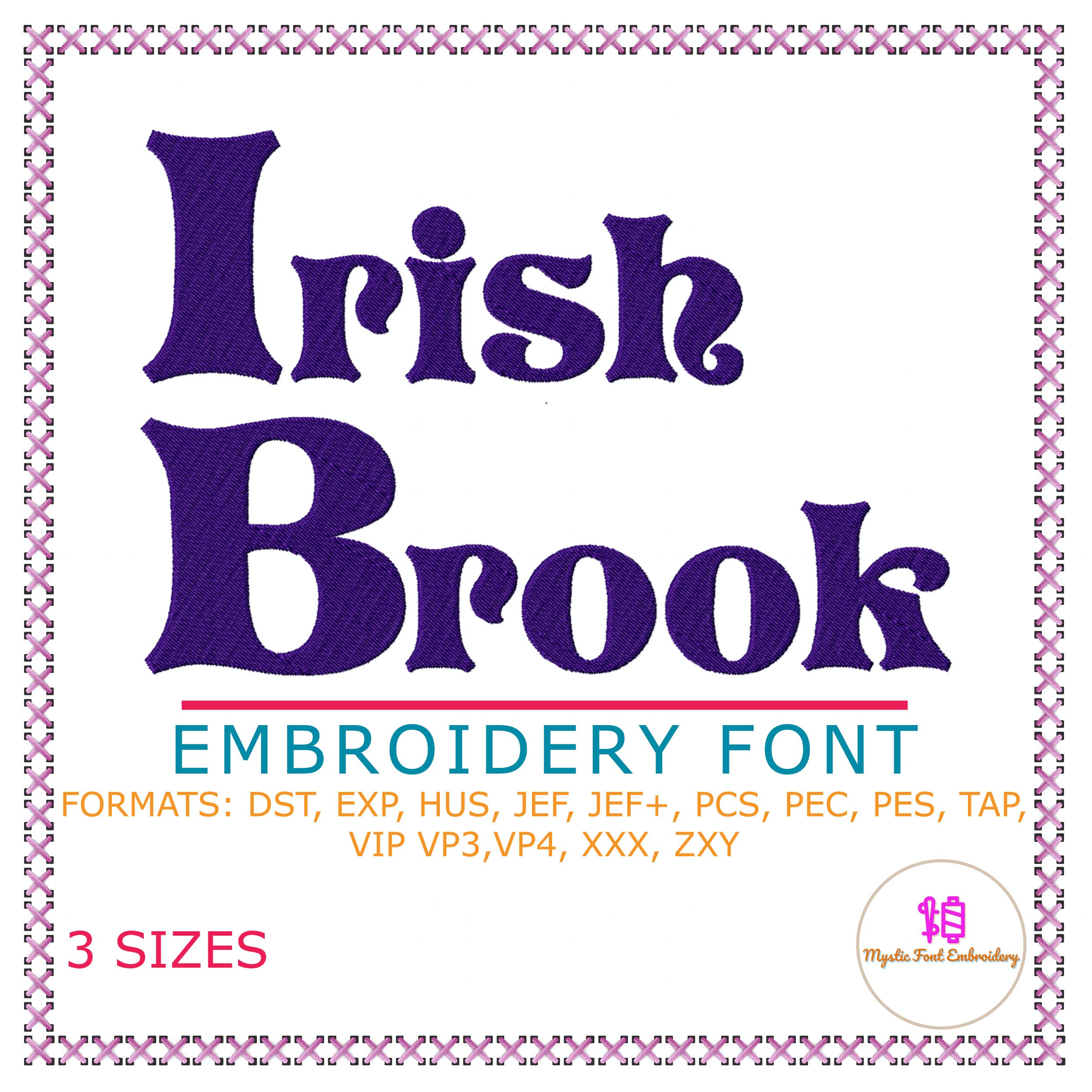 Quilting 3 Sizes Instant Download Machine Embroidery Fonts Fairy Dust ...