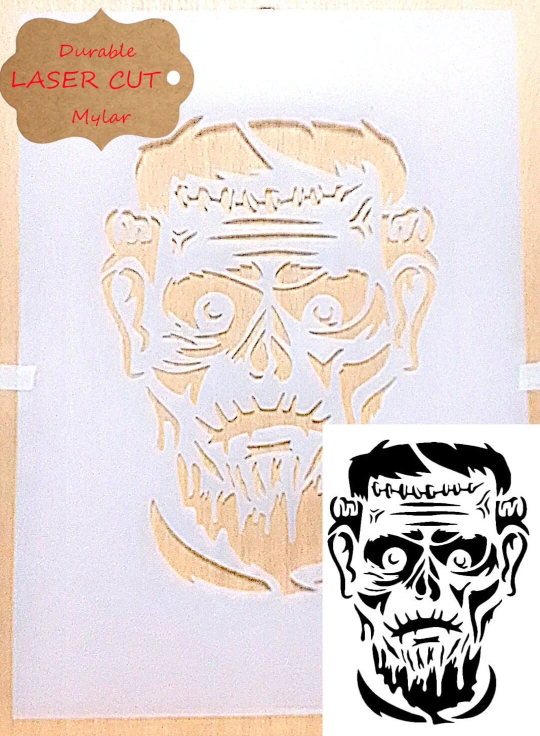 Frank Stencil Airbrush Art Stencil Artists Frank Monster Template ...