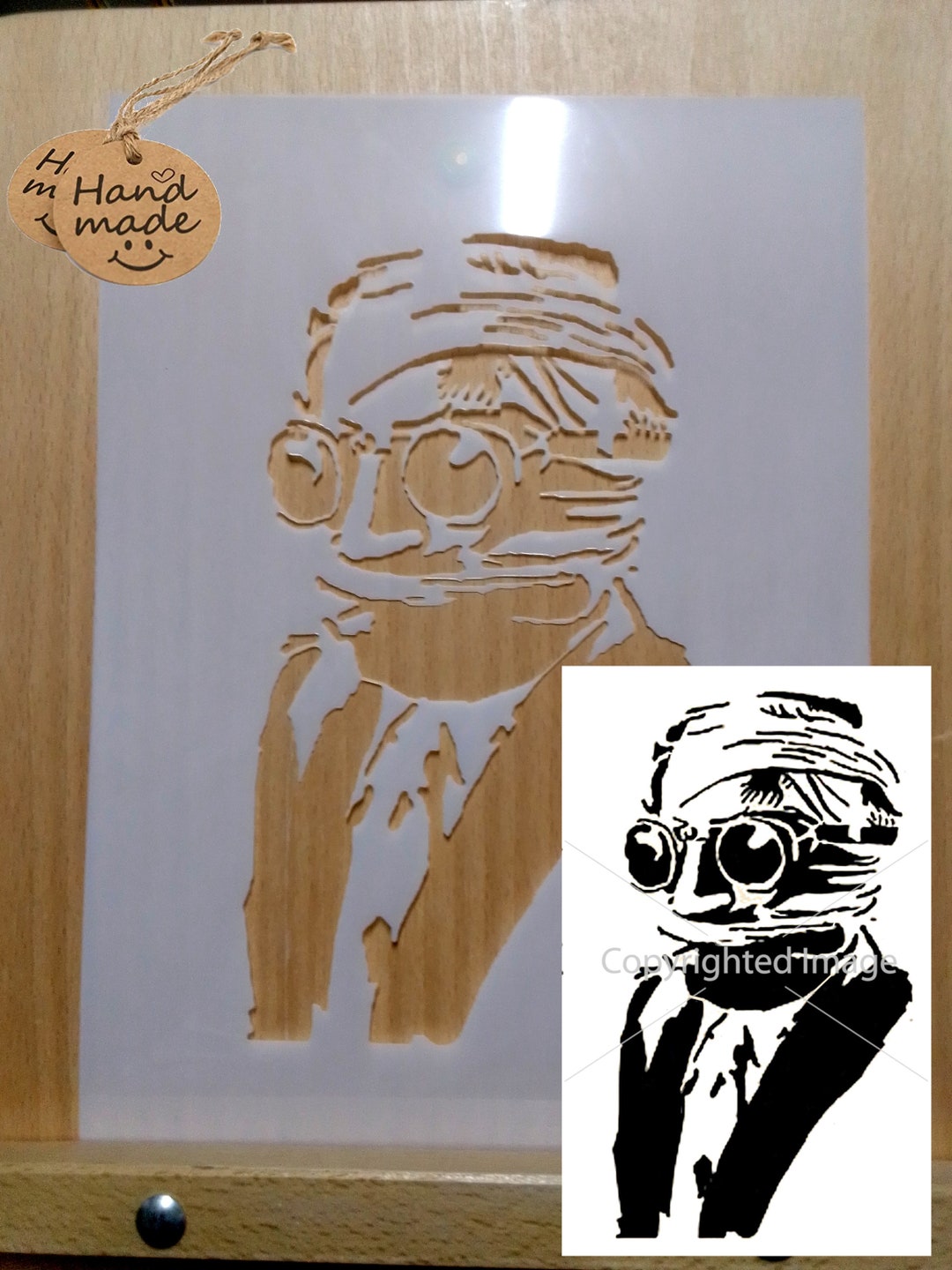 Bust B Stencil Airbrush Art Stencil Artists Mummy Bust Template ...