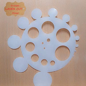 Circles Stencil Template Airbrush Art Stencil Artists Circle Template ...