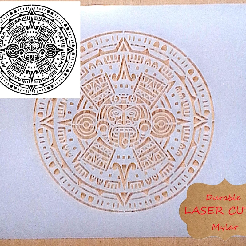 Mayan Stencil - Etsy