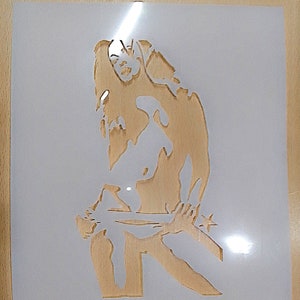 Pinup Girl Stencil Airbrush Art Stencil Artists Pinup Girl Template ...