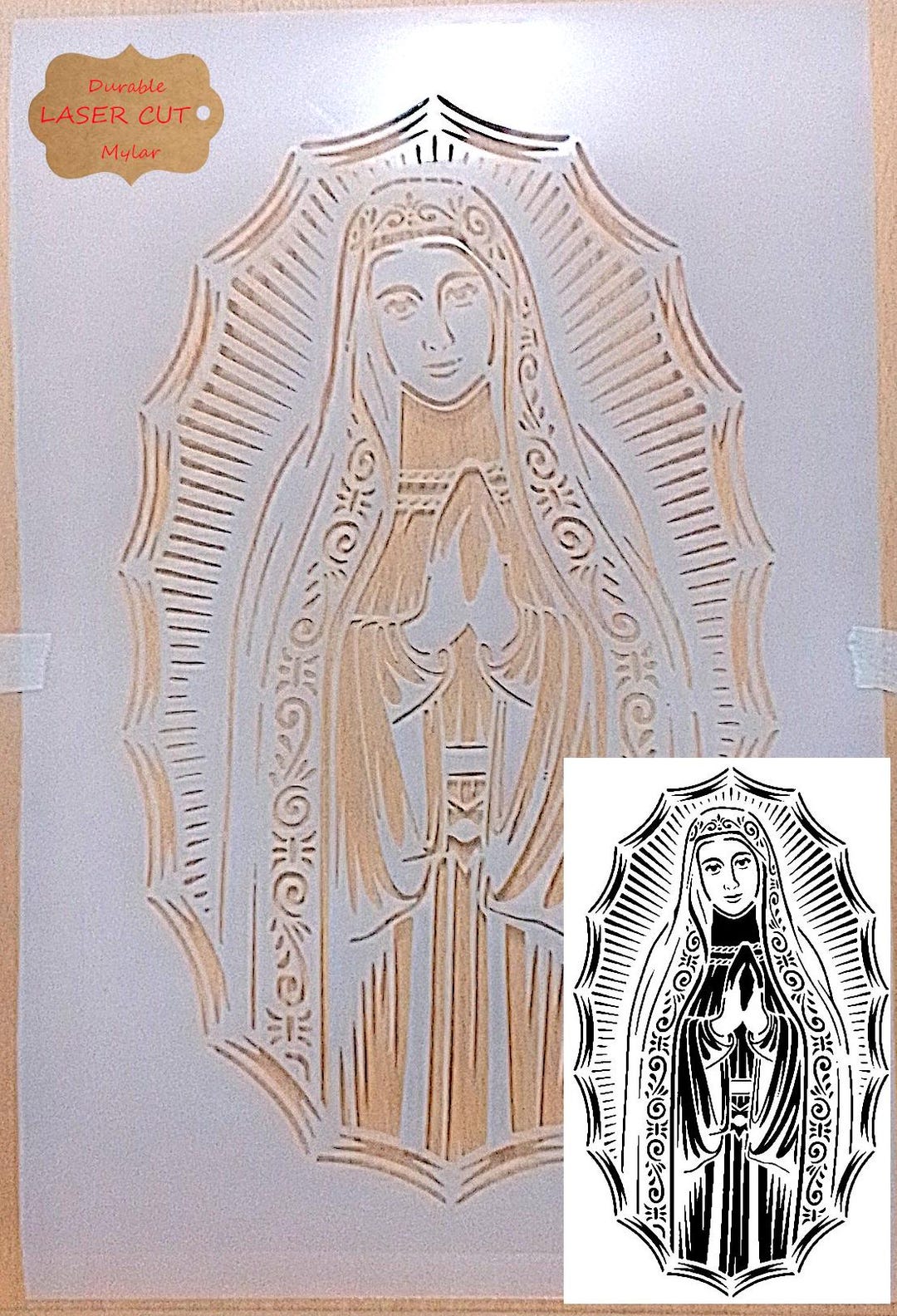 Prayer Stencil Airbrush Art Stencil Artists Christian Template ...