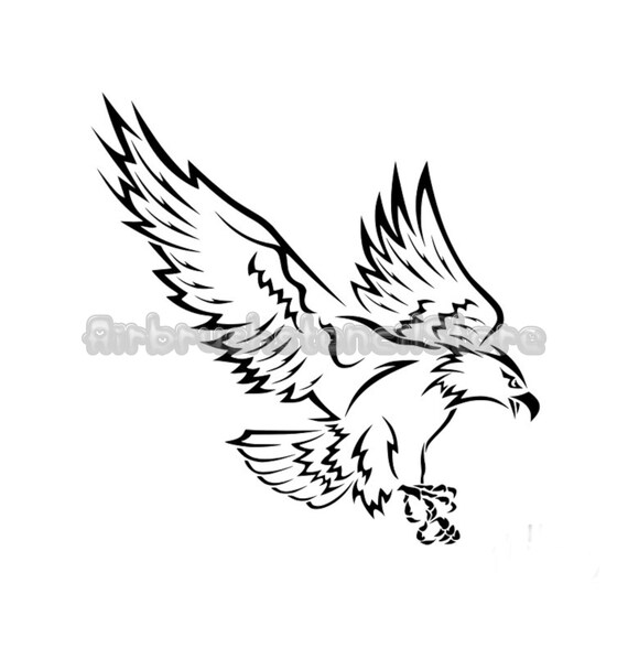 Eagle Airbrush Stencil