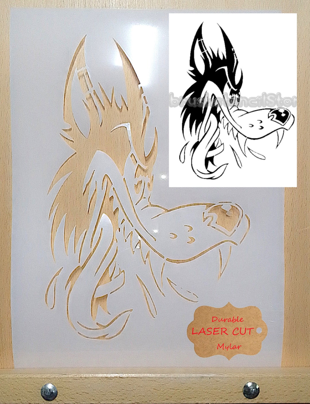 Precious Stencil Airbrush Art Stencil Artists Precious Cartoon Dog ...